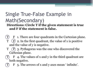 Alternative response | PPTX