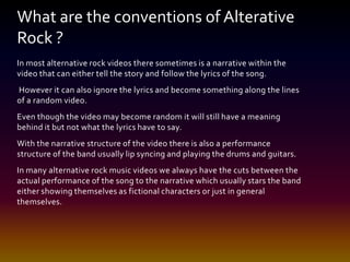 Alternative Rock Music | PPT