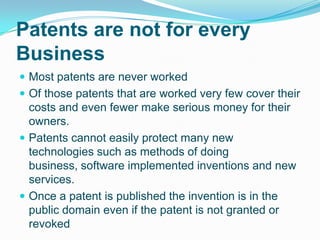 The Patent Box: Alternatives to Patents | PPT