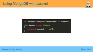 Alternatives to SQL - a Laravel Perspective | PPT