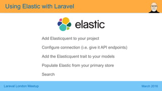 Alternatives to SQL - a Laravel Perspective | PPT