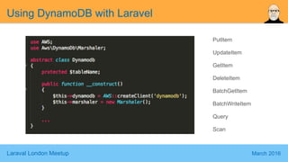 Alternatives to SQL - a Laravel Perspective | PPT