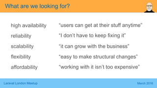 Alternatives to SQL - a Laravel Perspective | PPT