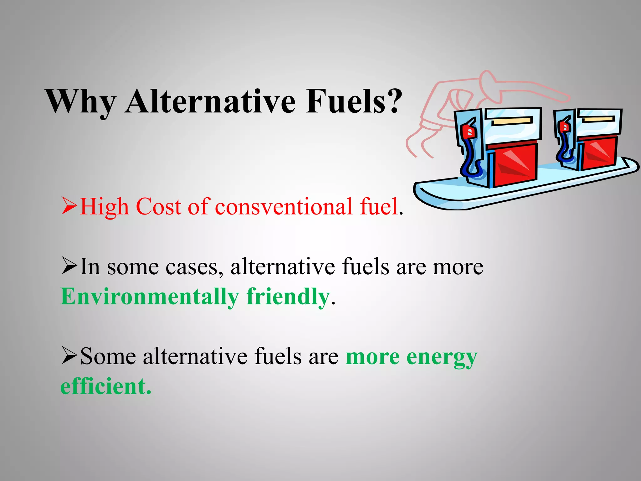 Alternative Fuels for IC Engine | PPTX
