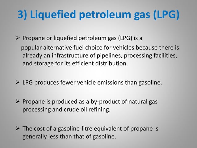 Alternative Fuels for IC Engine | PPTX | Power and Energy Industry ...
