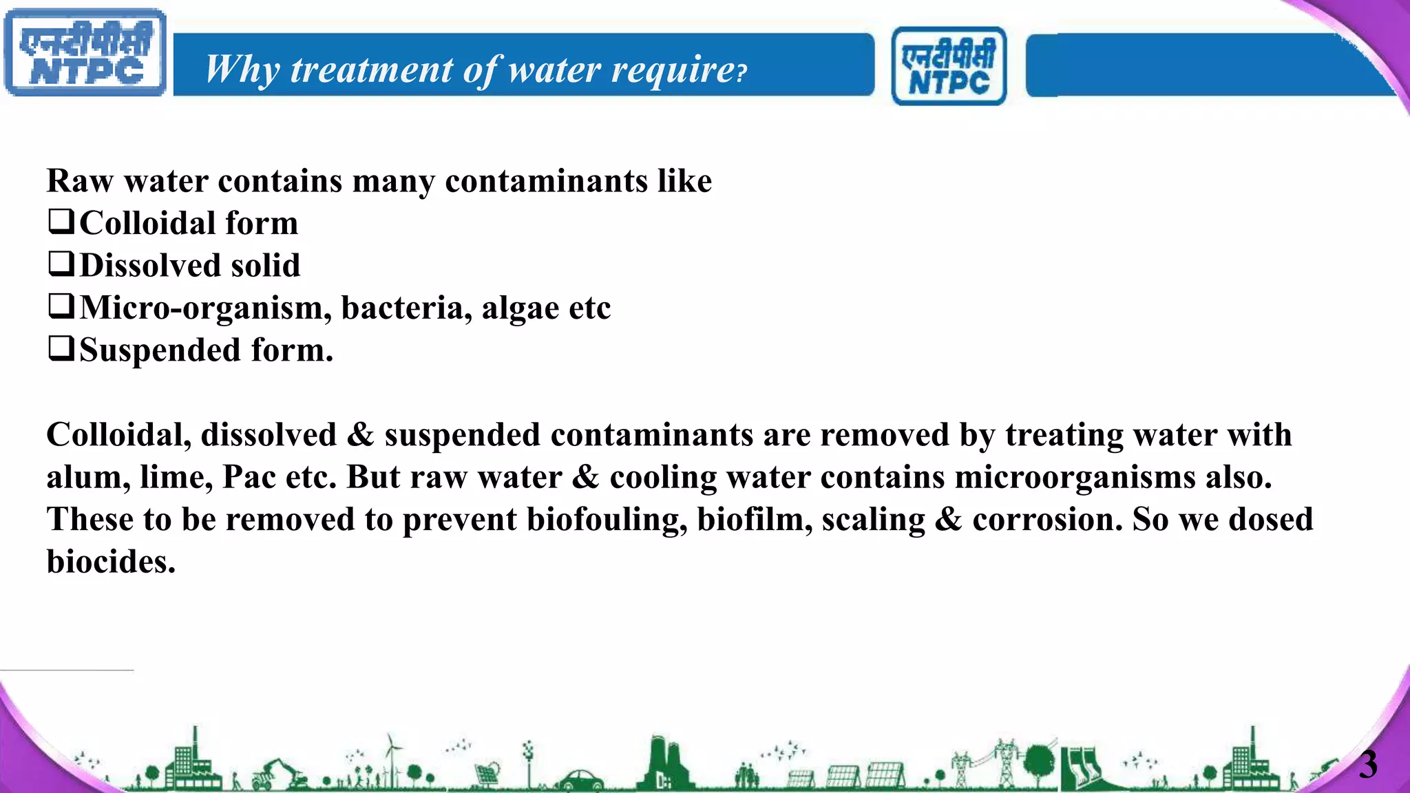 Alternatives of chlorine, chlorine di-oxide(ClO2) for water treatment | PPT