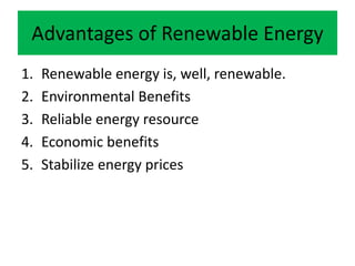 Alternative sources of energy | PPTX | Power and Energy Industry ...