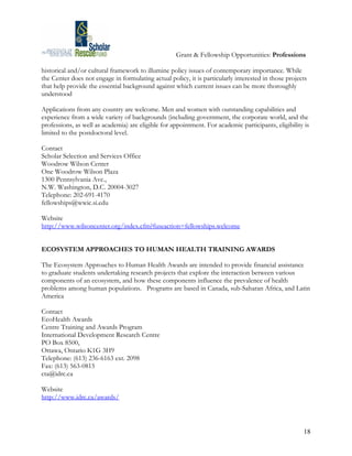 Alternative sources of funding as of 11 09 | PDF
