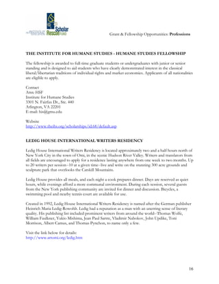 Alternative sources of funding as of 11 09 | PDF