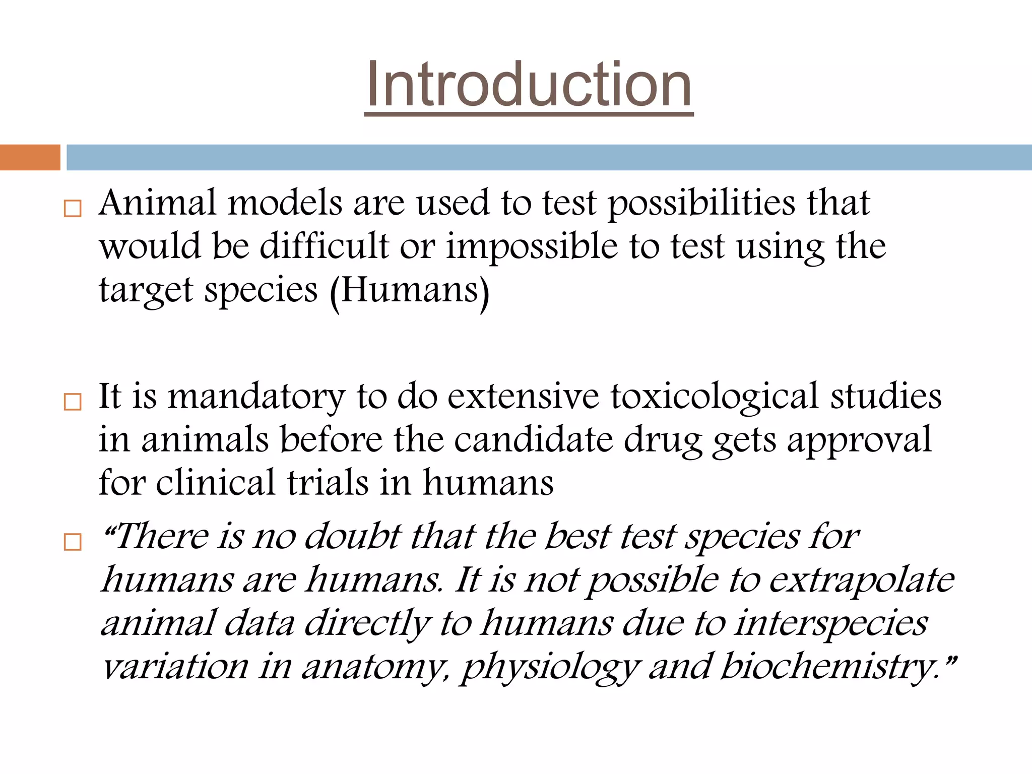 Alternatives to animal experiments | PPTX