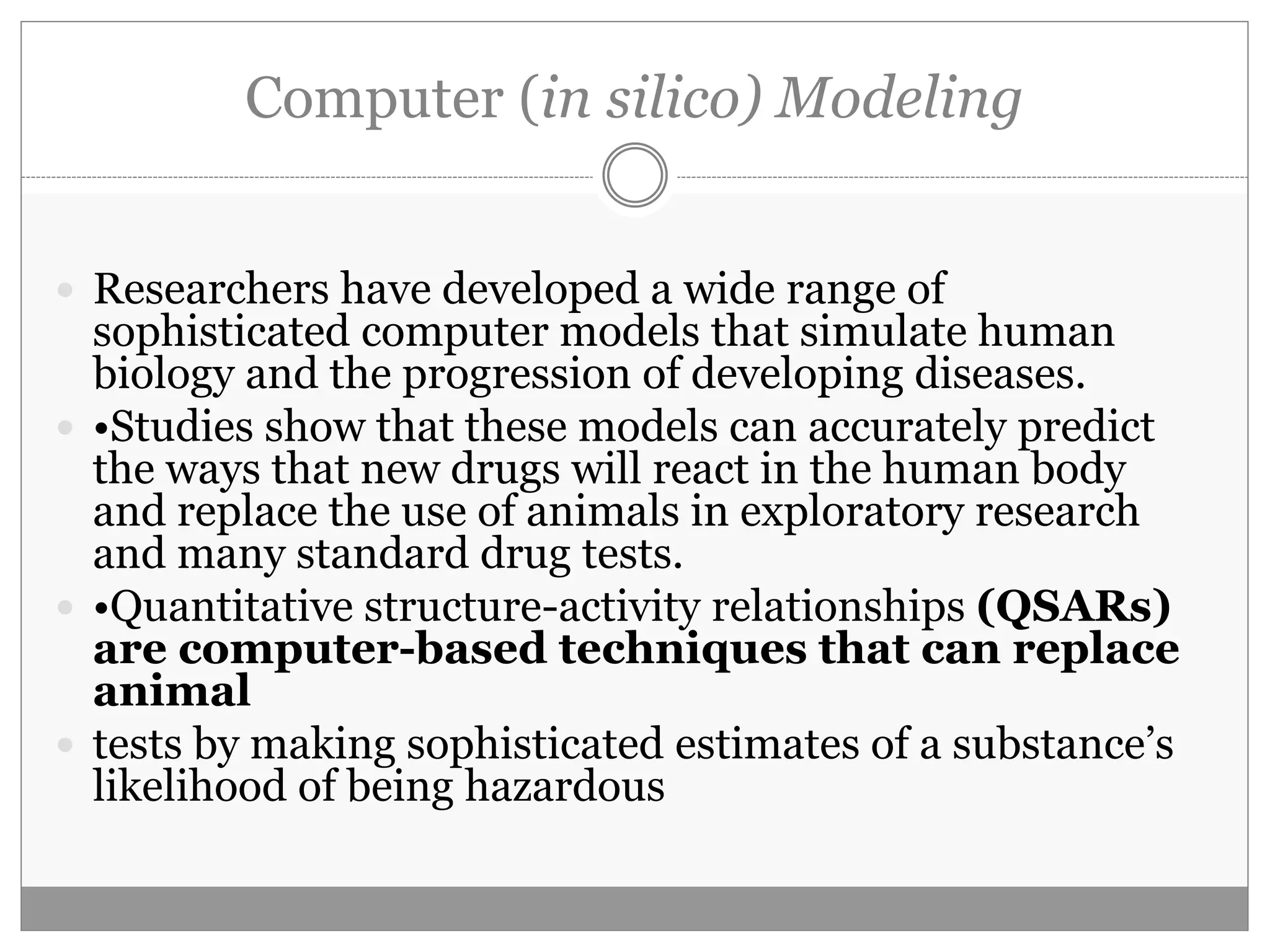 Alternatives to animal experiments | PPTX