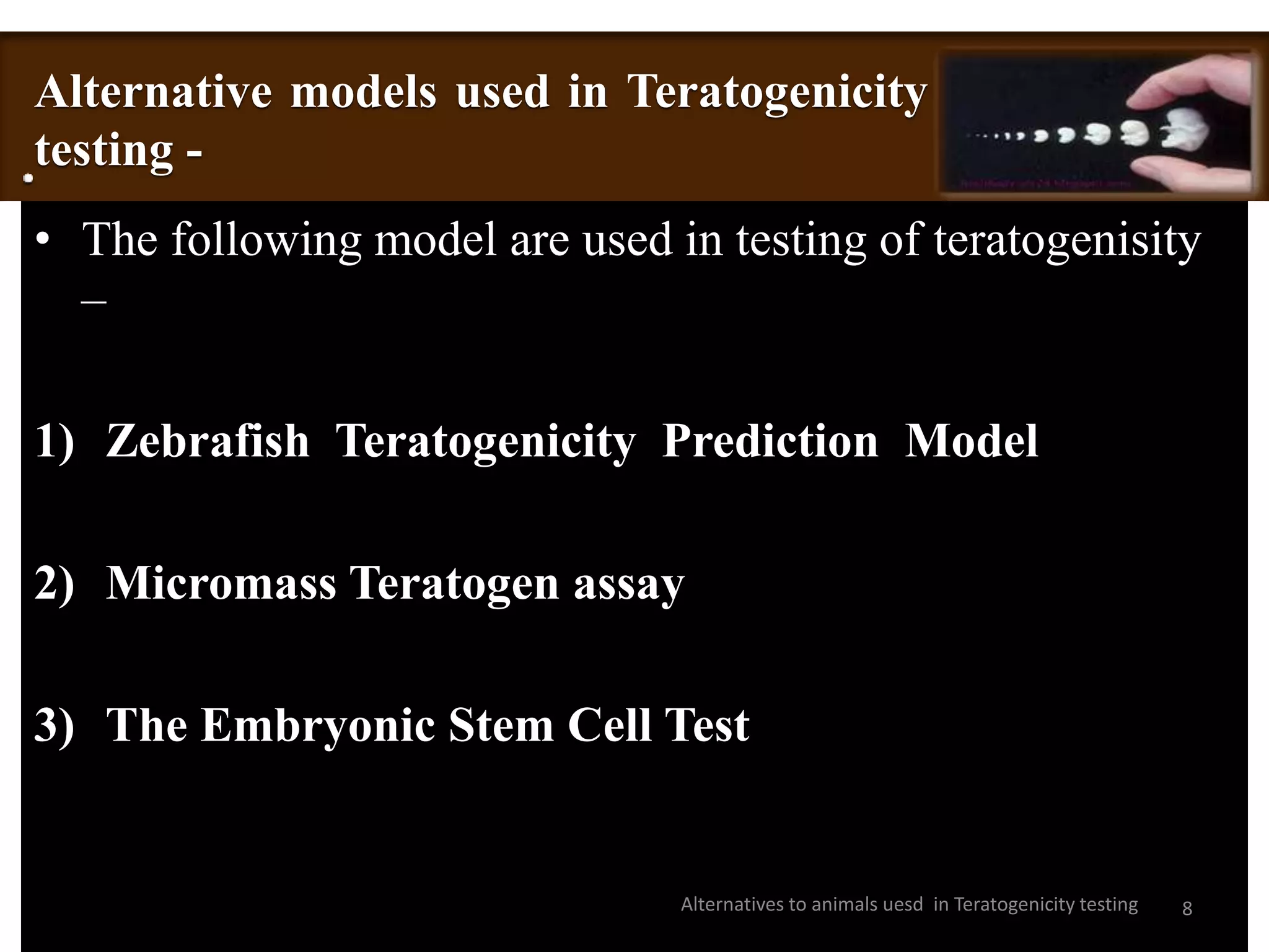 Alternatives to animals in toxicity testing | PPTX