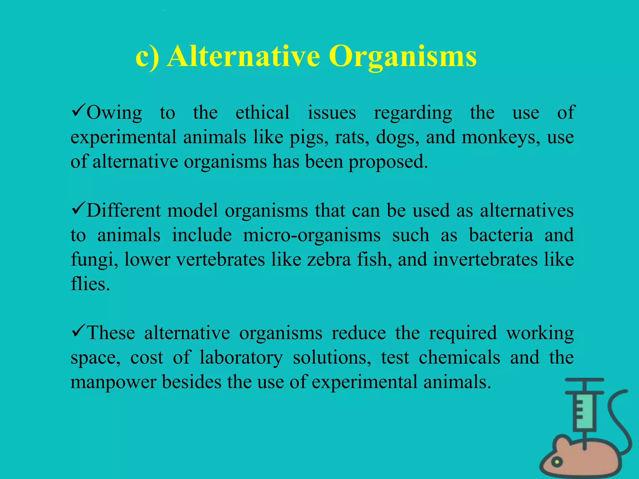 Alternatives to Animal Testing | PPTX