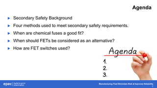 Alternatives to Battery Chemical Fuses in Secondary Safety Circuits | PPTX