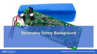 Alternatives to Battery Chemical Fuses in Secondary Safety Circuits | PPTX