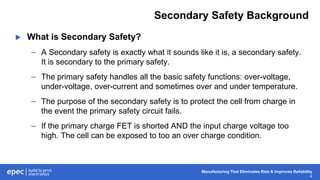 Alternatives to Battery Chemical Fuses in Secondary Safety Circuits | PPTX