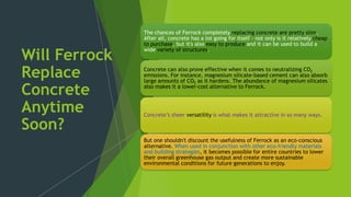 Alternatives to concrete | PDF