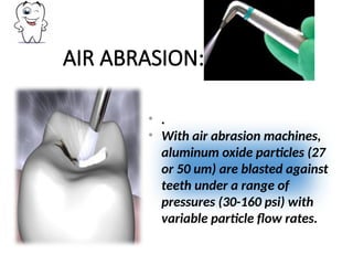 alternatives to conventional cavity preparation.ppt