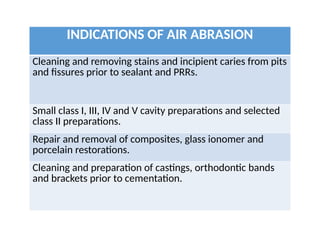 alternatives to conventional cavity preparation.ppt