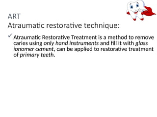 alternatives to conventional cavity preparation.ppt