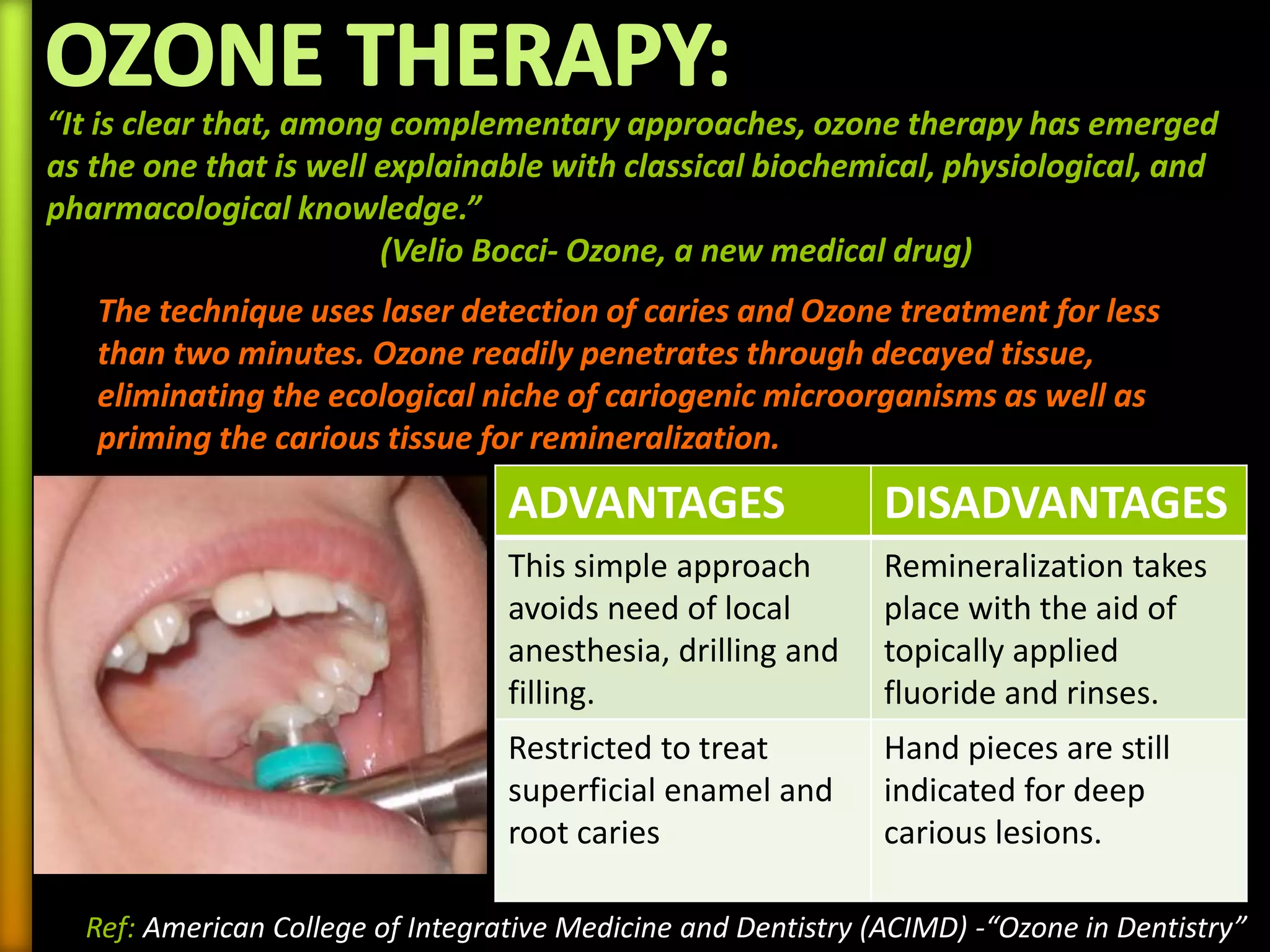 Alternatives to conventional cavity preparation in paedodontics | PPTX