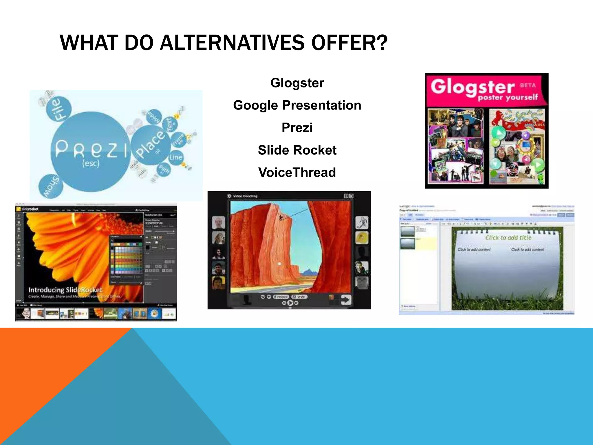 Alternatives to ppt | PPTX