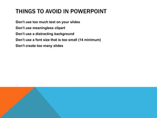 Alternatives to ppt | PPTX