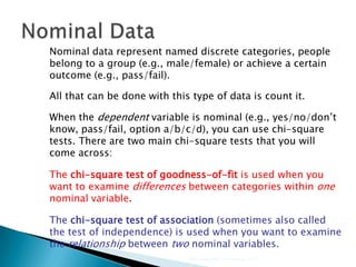 Alternatives to t test | PPTX