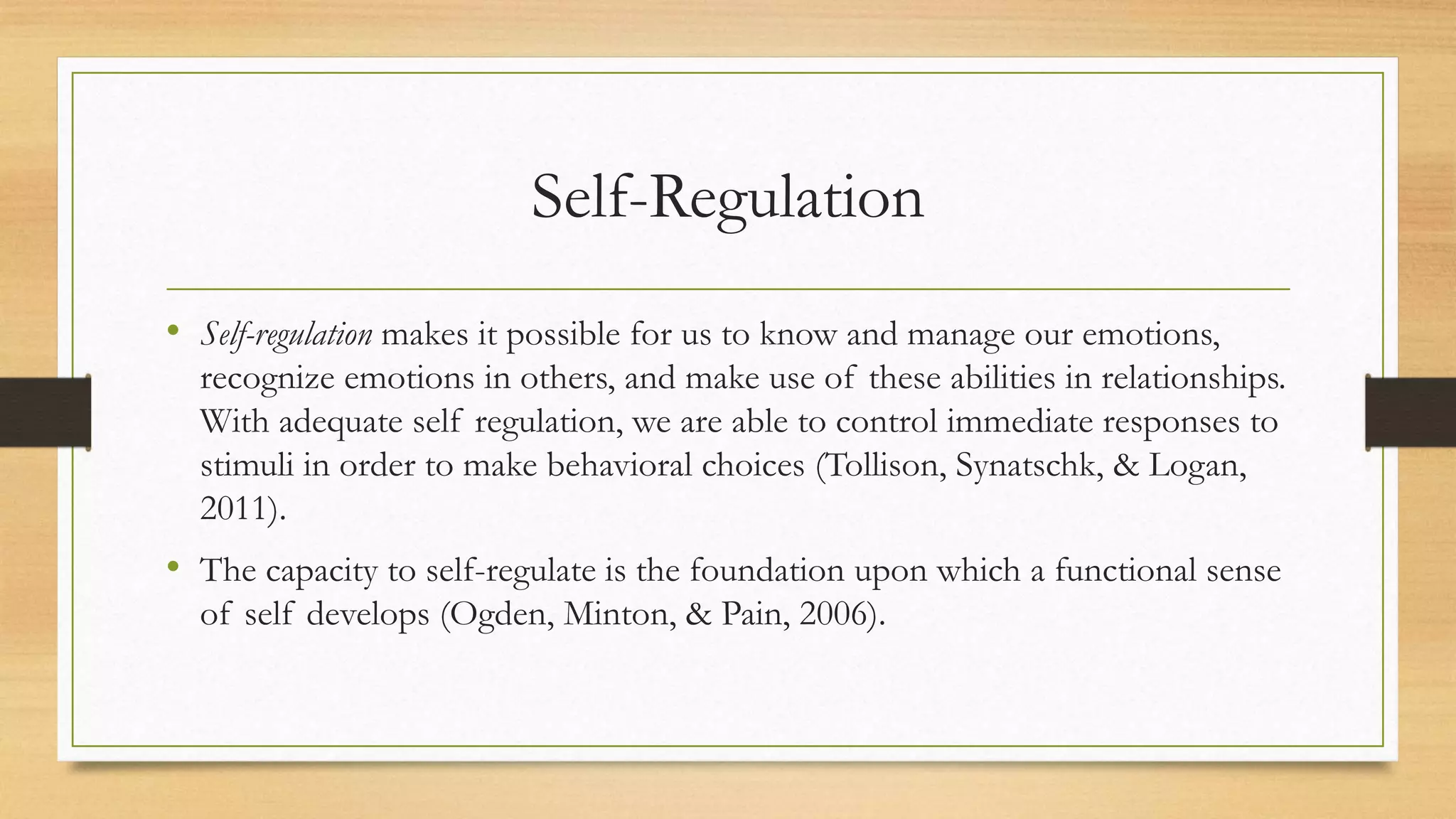 Alternative Strategies to Reduce Anger and Promote Self-Regulation | PPTX