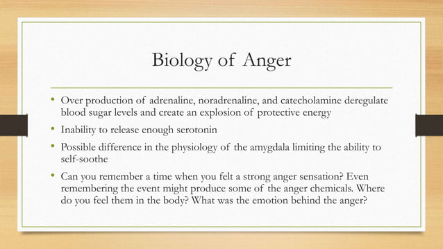 Alternative Strategies to Reduce Anger and Promote Self-Regulation | PPT
