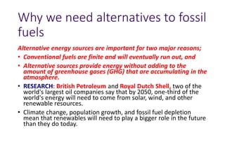 Alternative & Sustainable Energy Resources .pptx