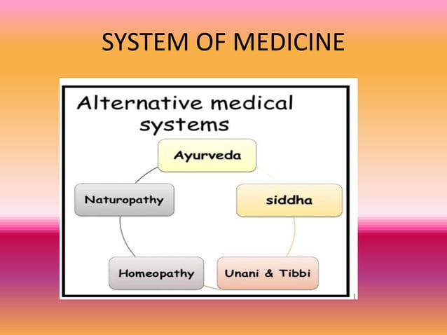 Alternative system medicine | PPTX | Holistic Health | Alternative Medicine