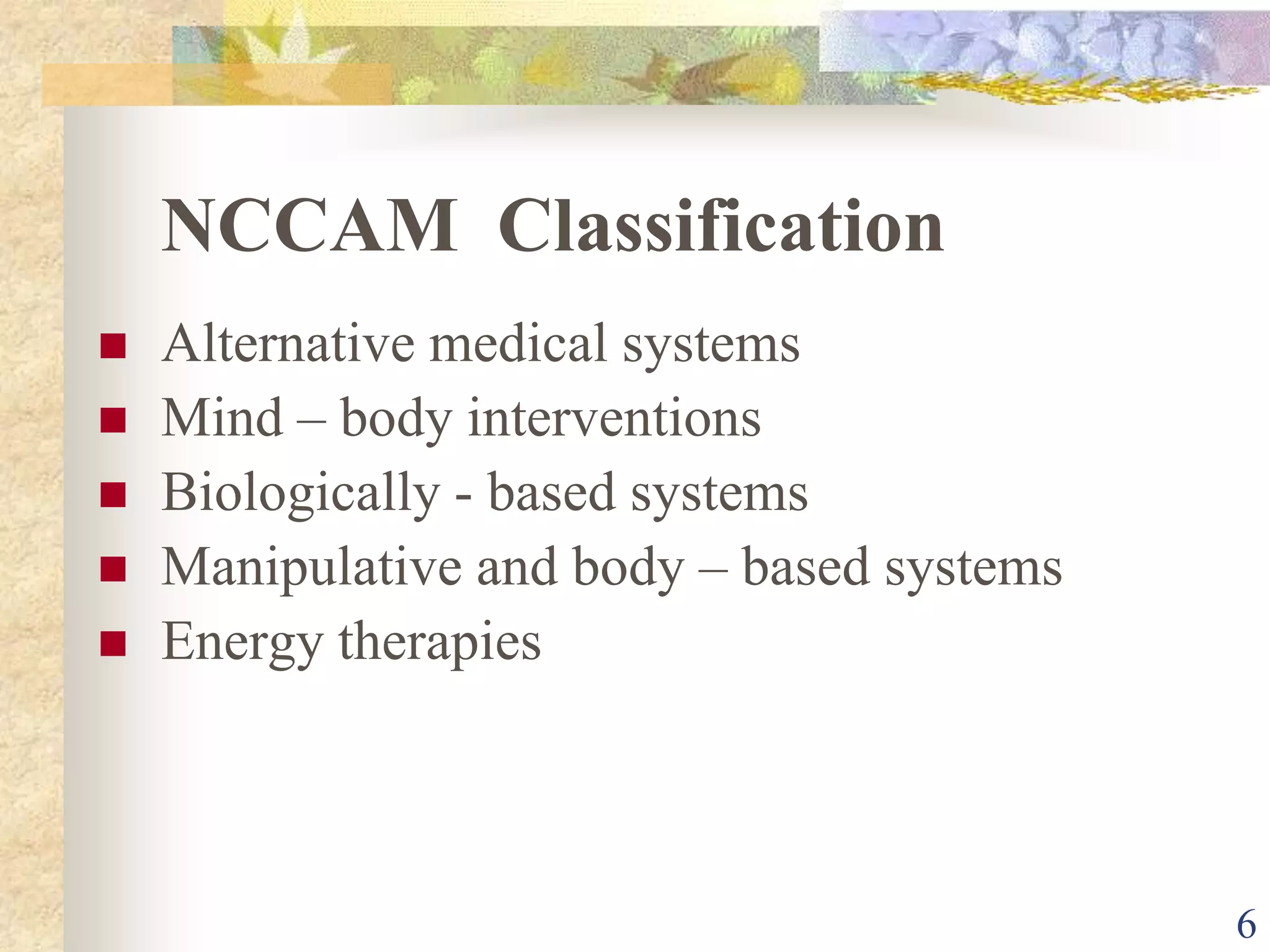 Alternative system of medicine..... | PPT