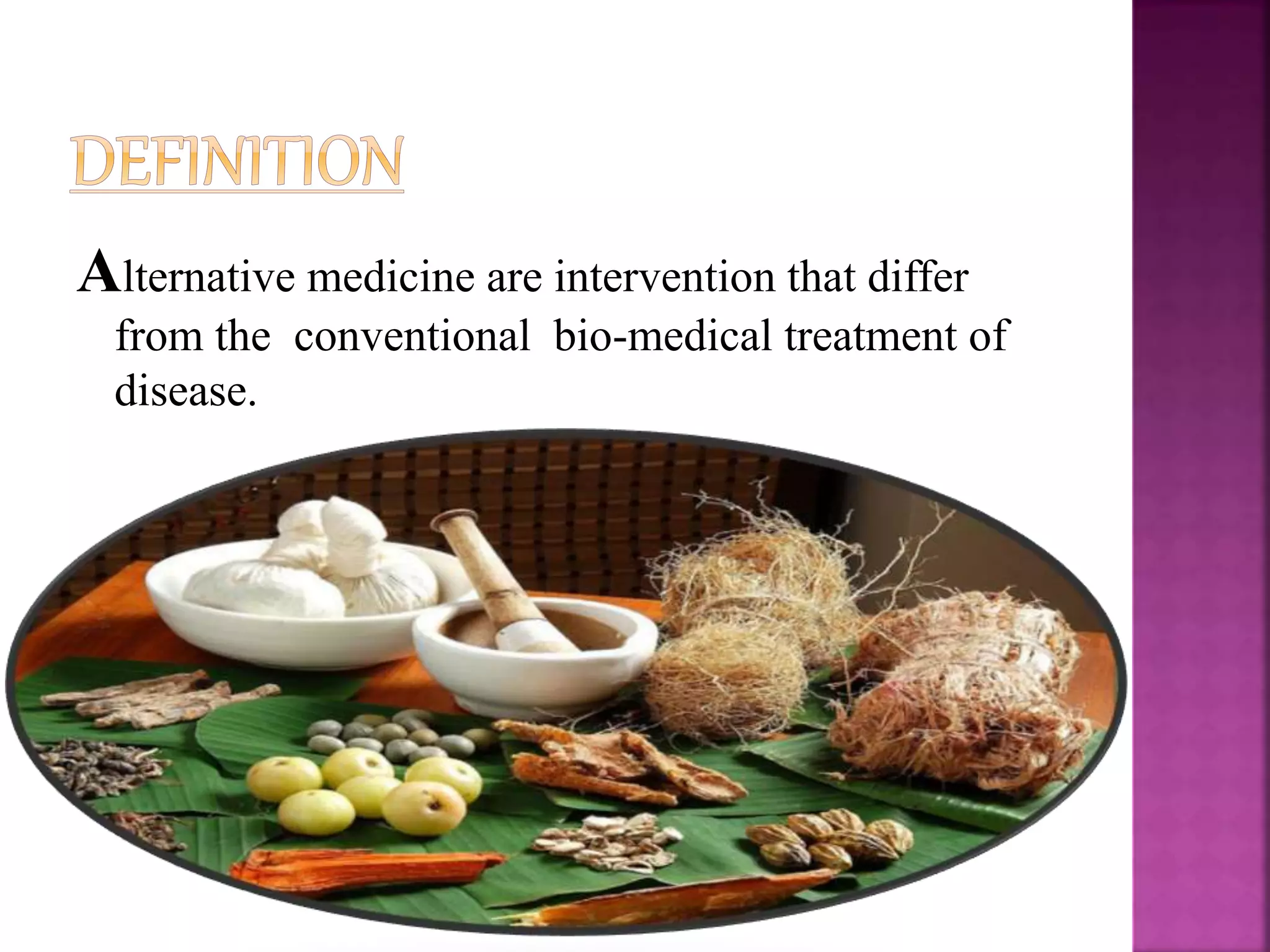 Alternative system of medicine ppt (1) (1) | PPTX