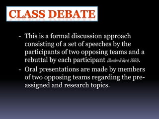 Alternative teaching strategies | PPT