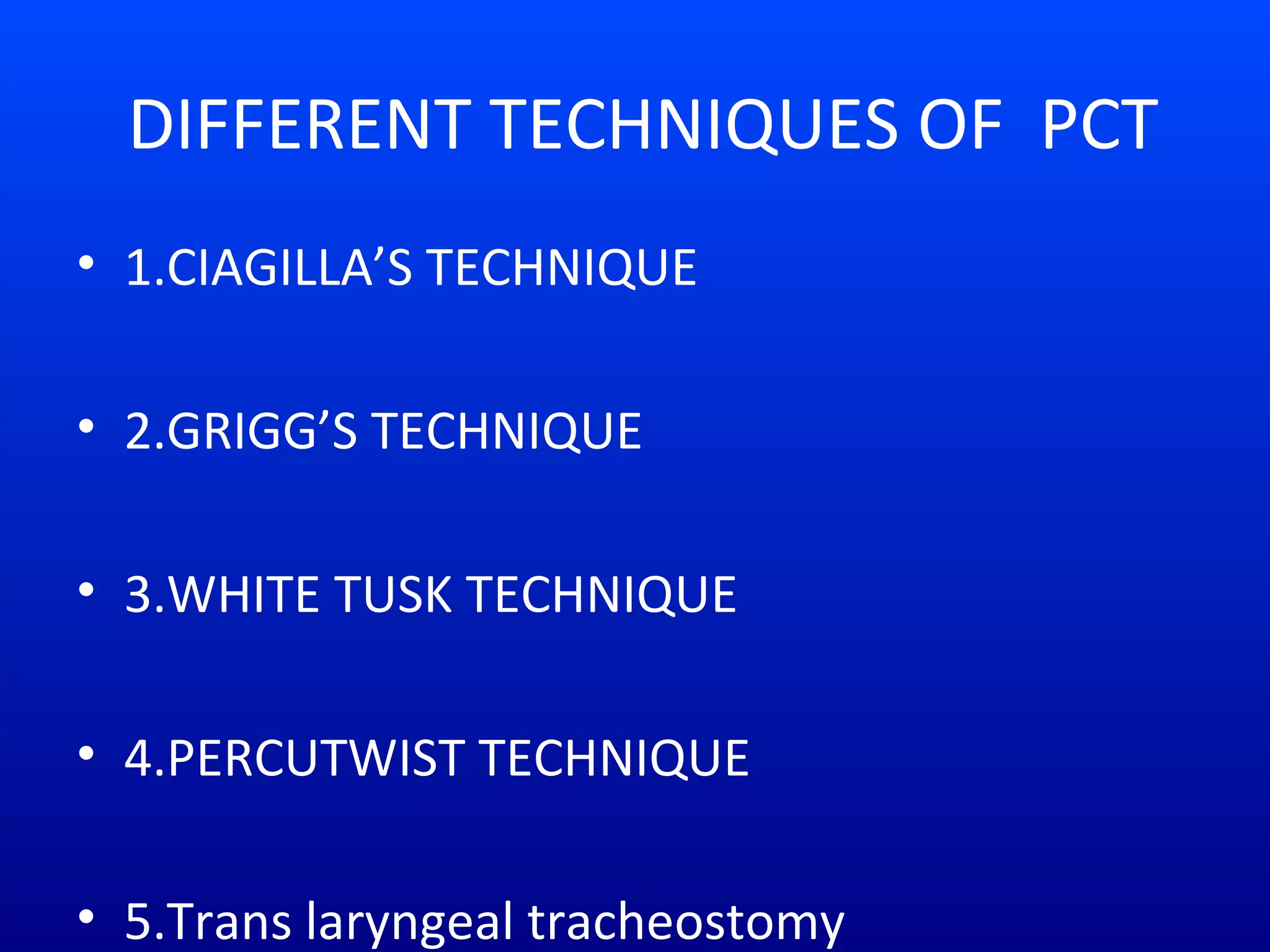 Alternative technique of intubation retromolar, retrograde, submental ...