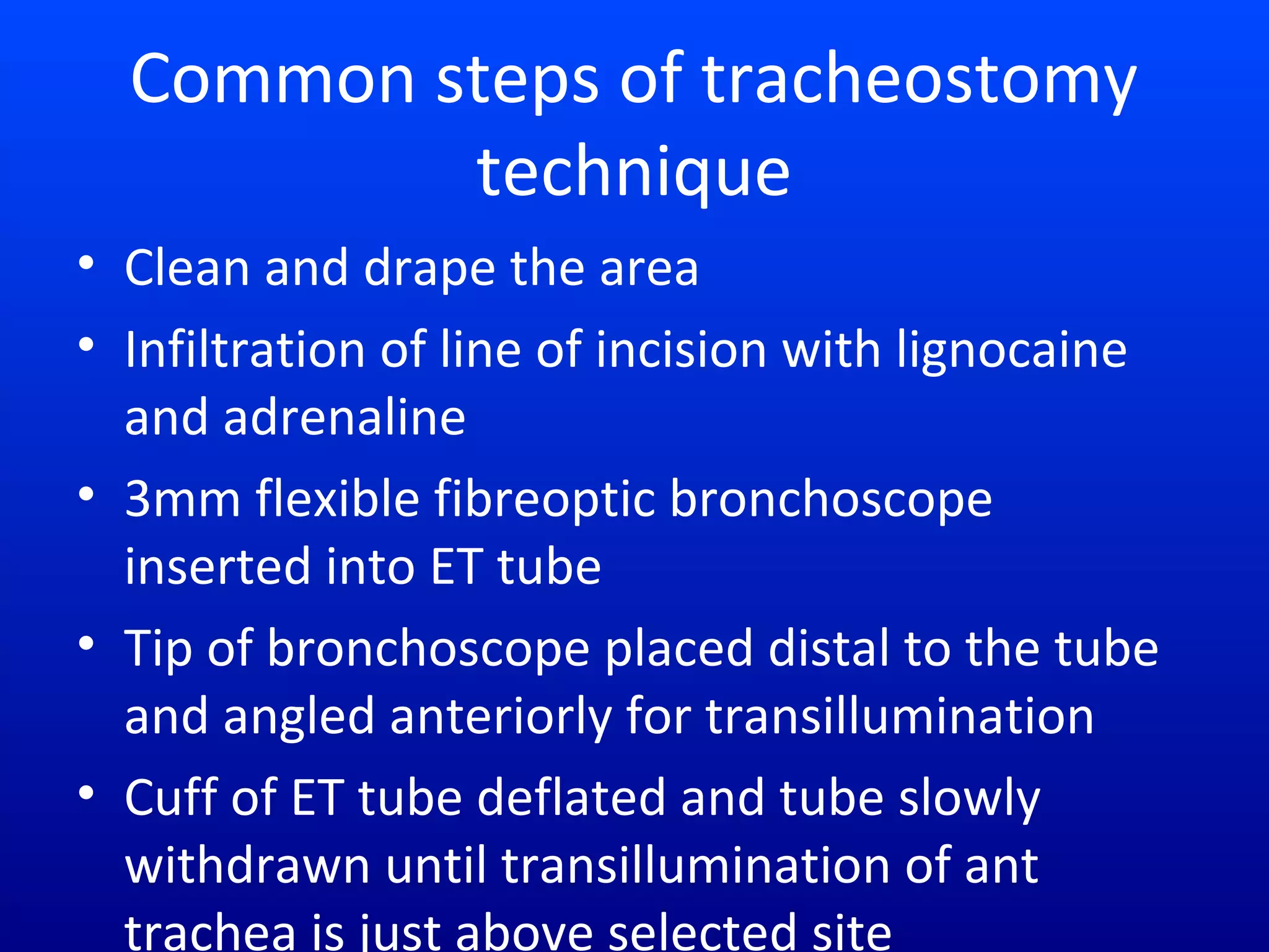 Alternative technique of intubation retromolar, retrograde, submental ...