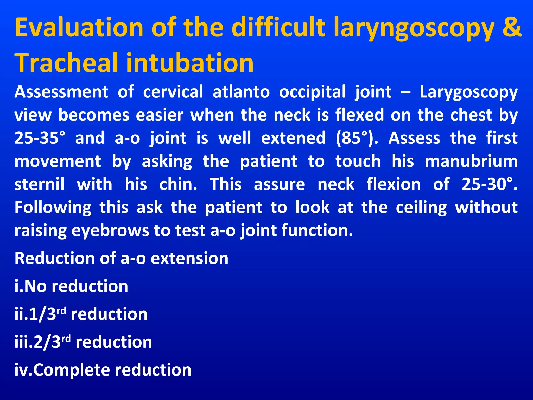 Alternative technique of intubation retromolar, retrograde, submental ...