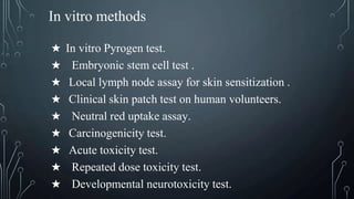 Alternative to invivo testing | PPT