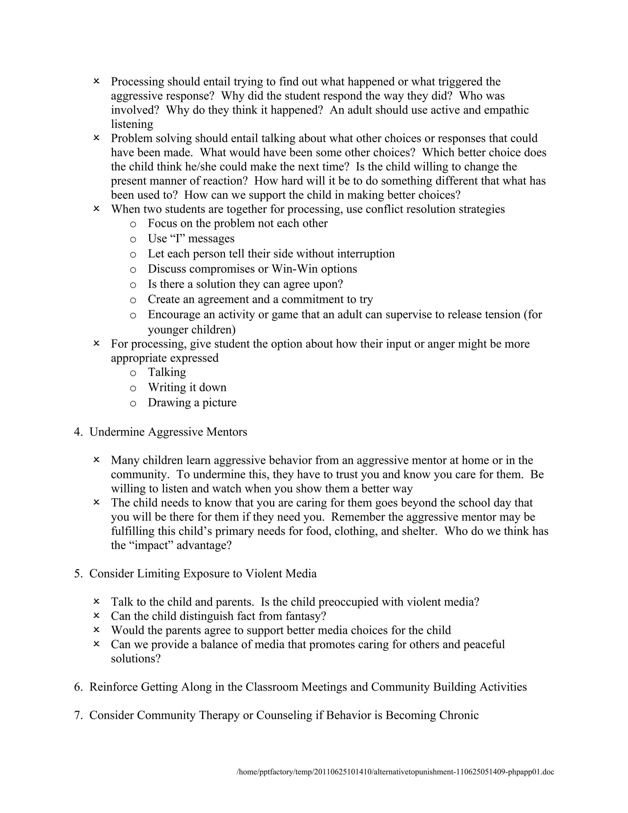 Steve Vitto Alternative to Punishment | DOC