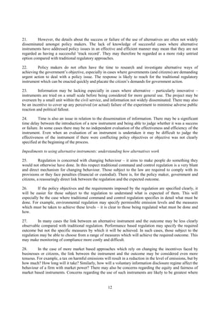 Alternative to traditional regulation oecd | PDF