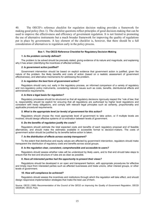 Alternative to traditional regulation oecd | PDF
