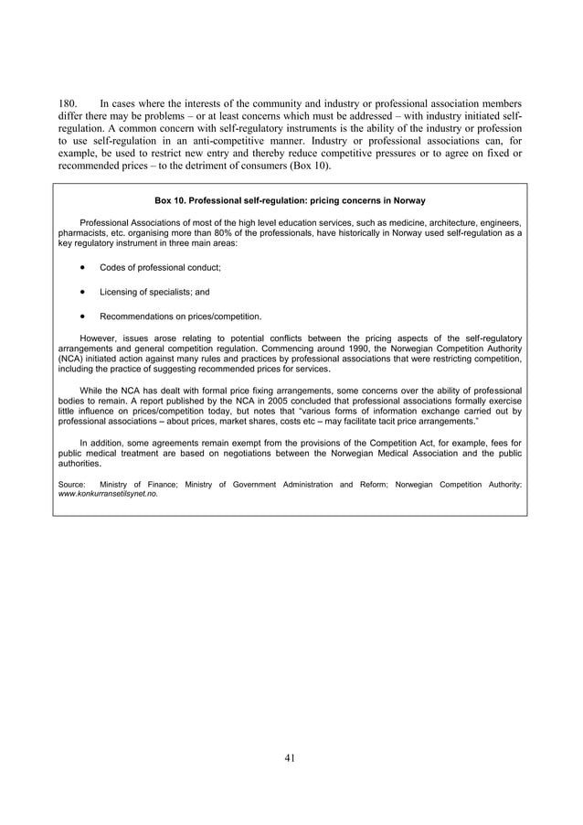 Alternative to traditional regulation oecd | PDF