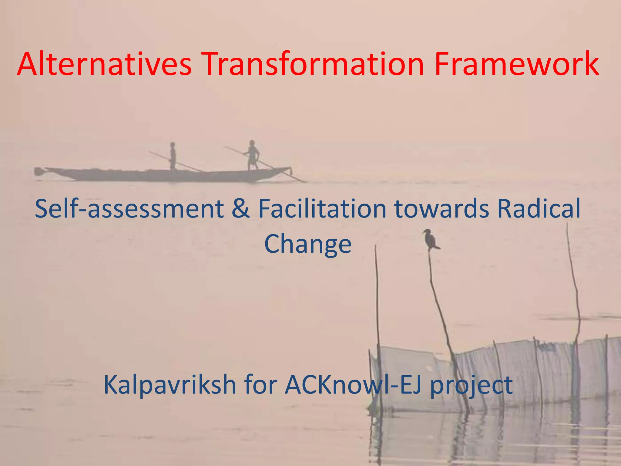 Alternatives Transformation Format | PPTX
