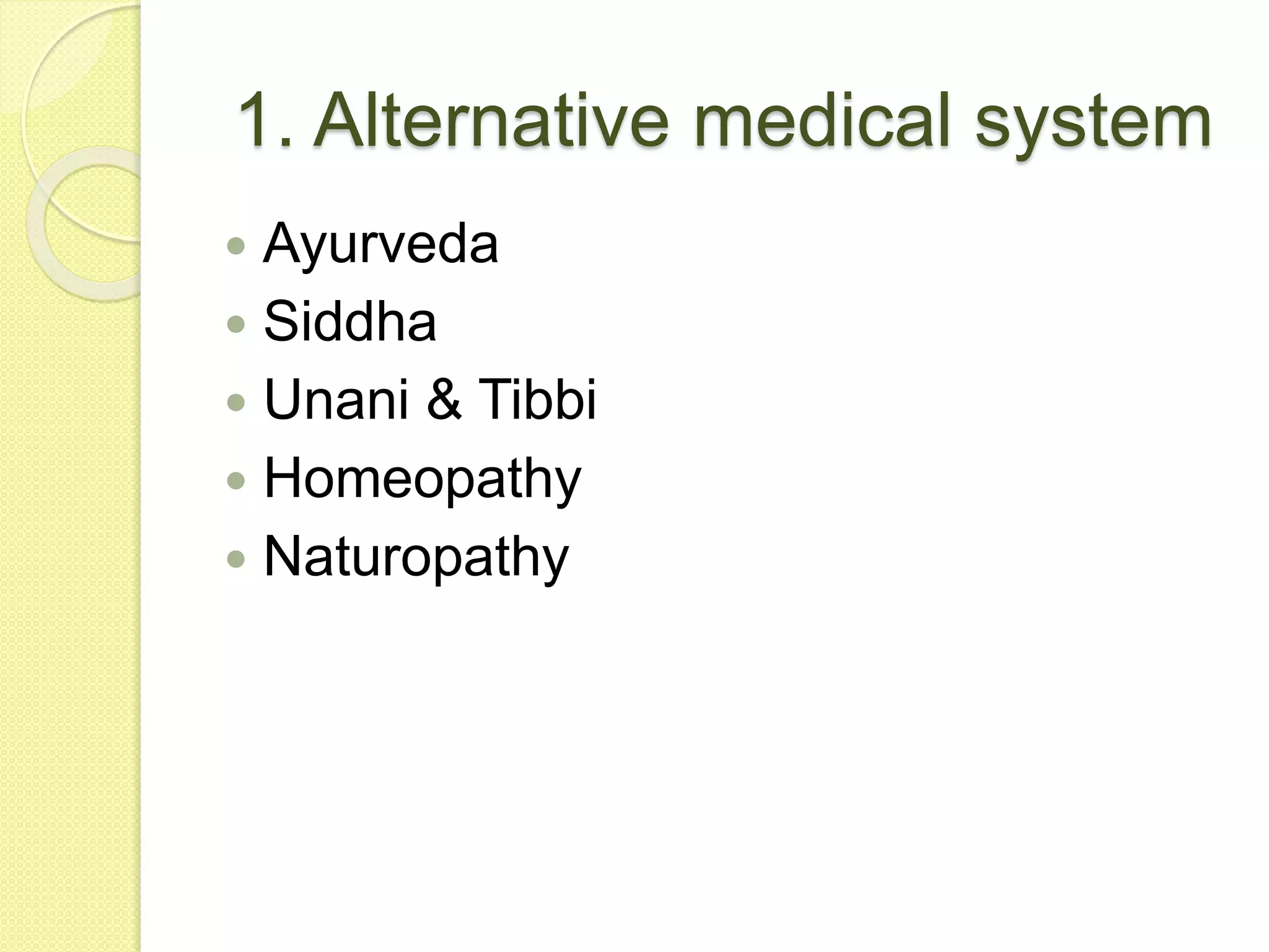 Complementary and Alternative treatment modalities | PPTX