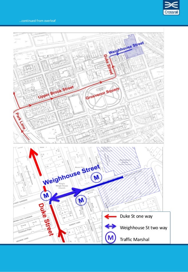 Alternative vehicle routes for davies st