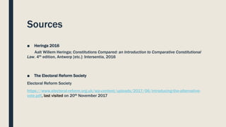 What is Alternative Vote System? | PPT