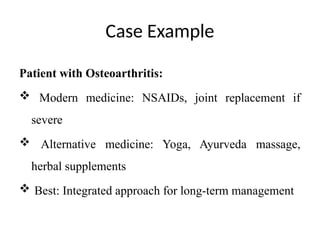 Alternative vs Modern Medicine how to differentiate | PPTX