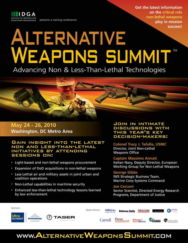 Alternative Weapons Summit | PDF