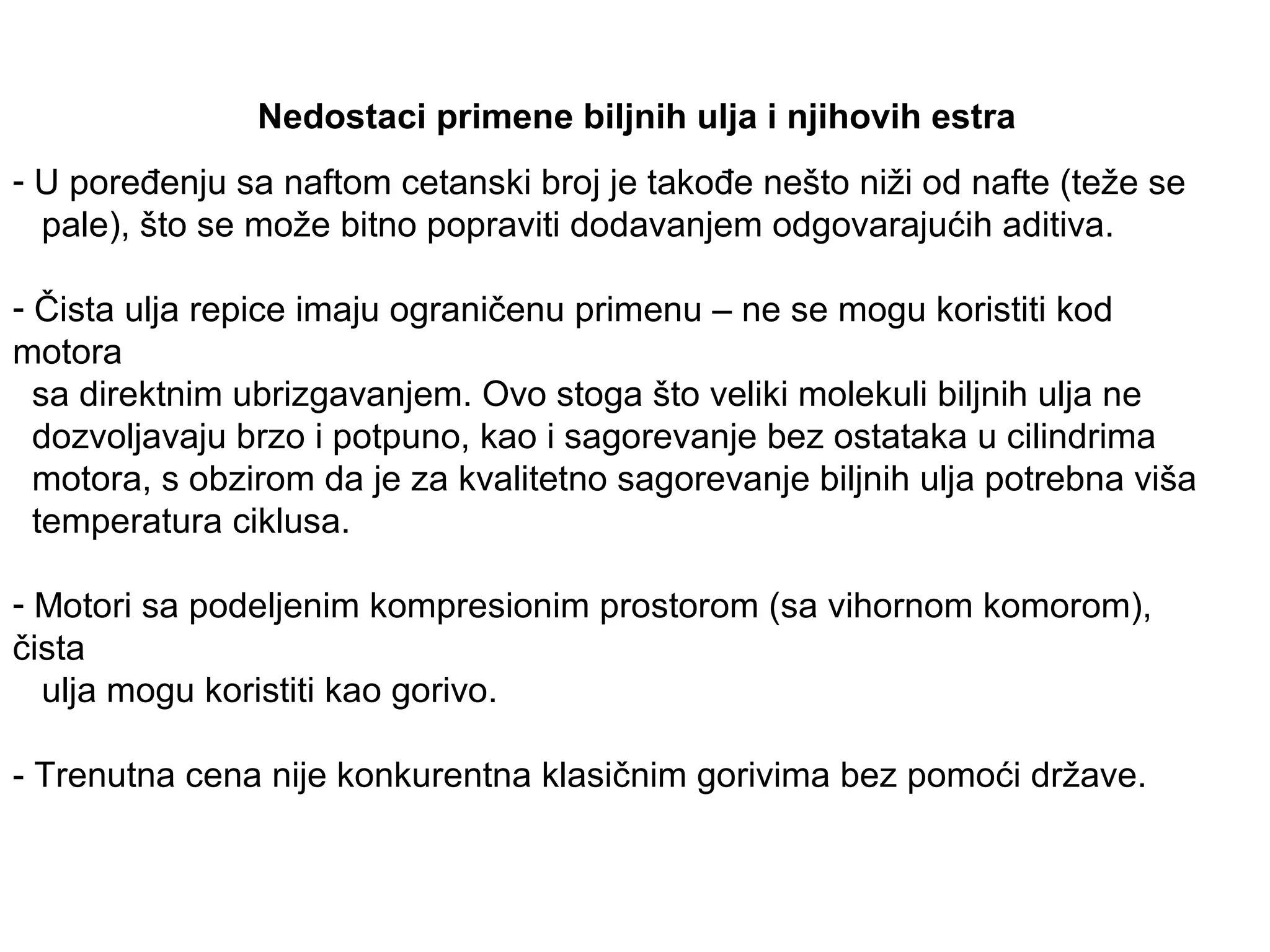 Alternativni Izvori Toplote Alternativna Goriva Motora Sus | PPT